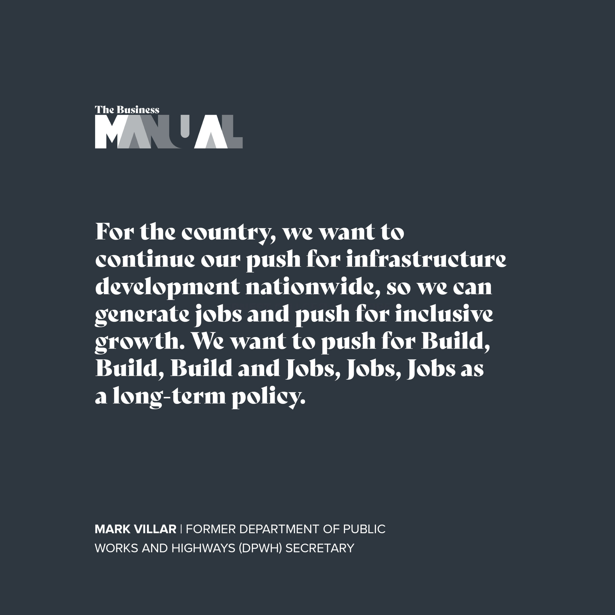 Mark Villar on Resilience in Government and Business